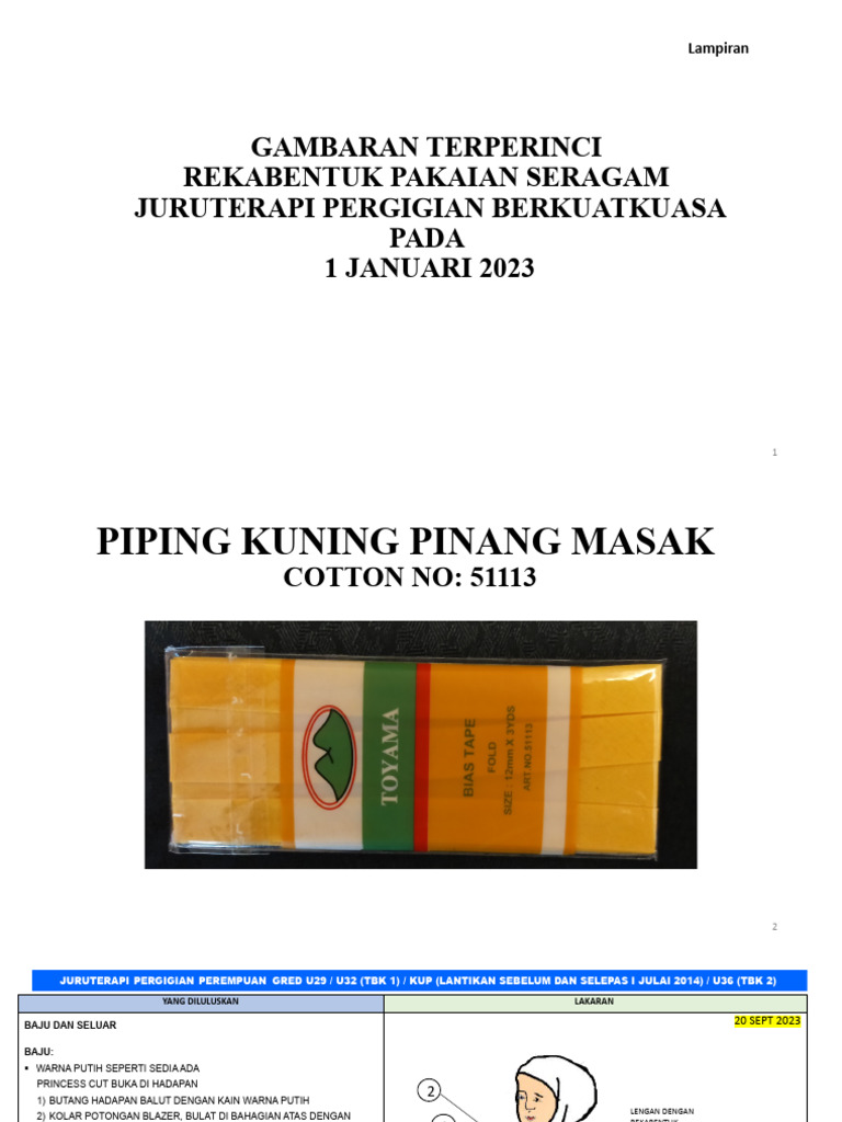 EDIT Pakaian Seragam 20 SEPT 2023 | PDF