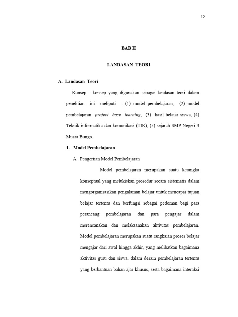 BAB II LANDASAN TEORI NOVRI JAVA SANUTRA (AutoRecovered) | PDF