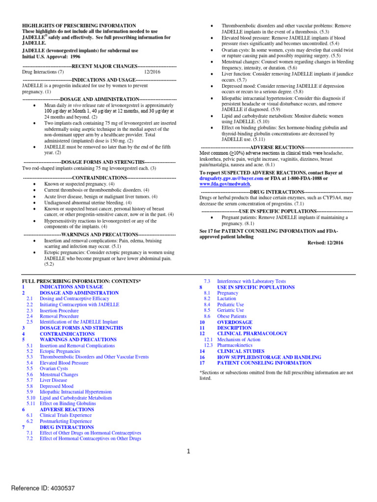 S 010 LBL | PDF | Menstruation | Birth Control