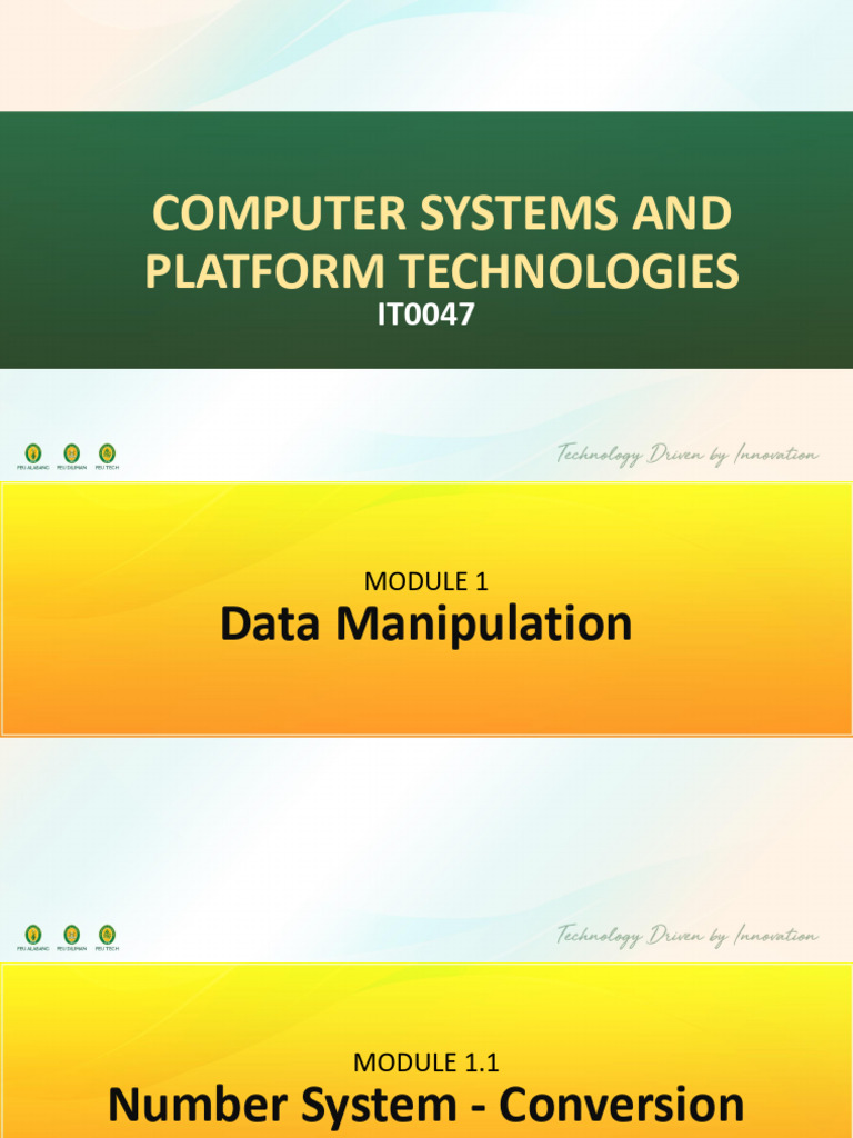 Module1.1 - Data Manipulation-Conversion | PDF | Numbers | Decimal Module1.1 - Data Manipulation-Conversion | PDF | Numbers | Decimal
