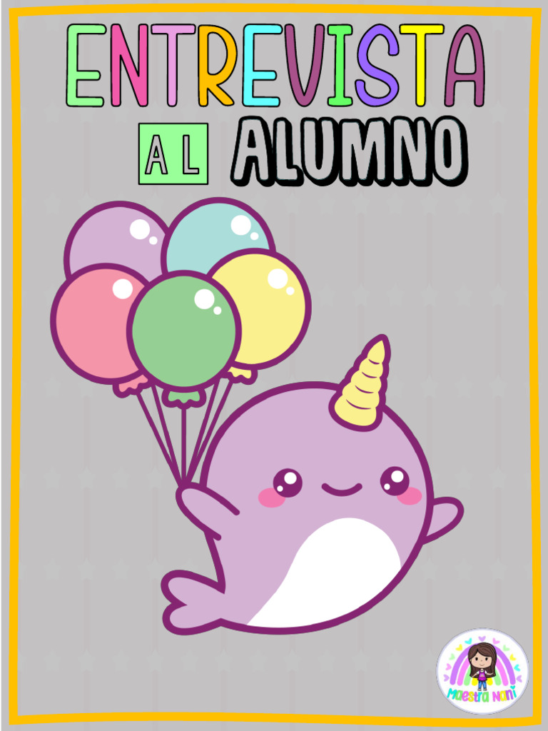 Entrevista Al Alumno Maestra Nani 2023 | PDF