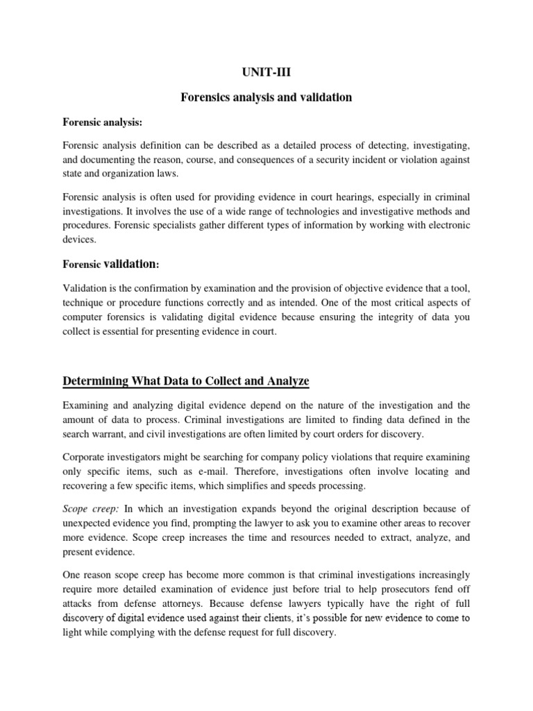 CF Unit 3 | PDF | Computer Forensics | Computer File