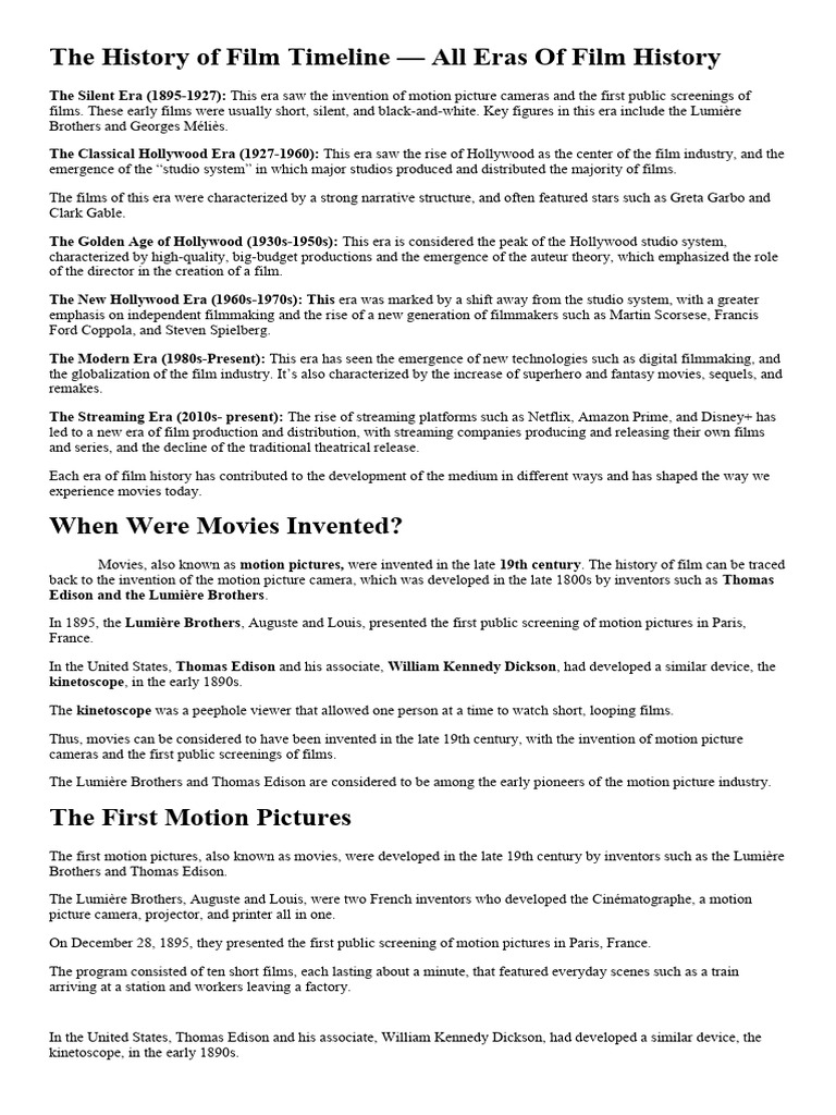 Video Editing Basics For Learning | PDF | Cinema Of The United States ...