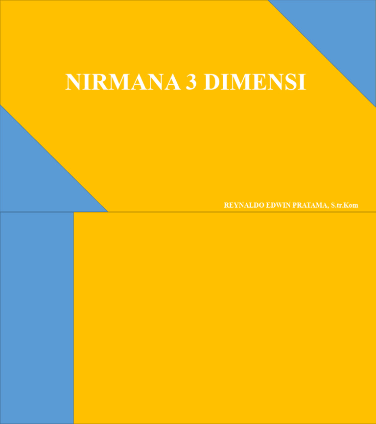 4 (Nirmana 3 Dimensi) | PDF