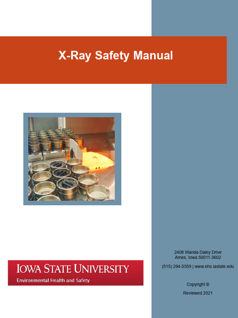 X-Ray Safety Manual | PDF | Radiation Protection | Laboratories