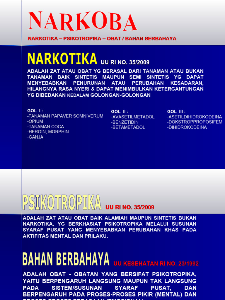 Penyuluhan Tentang Narkoba | PDF