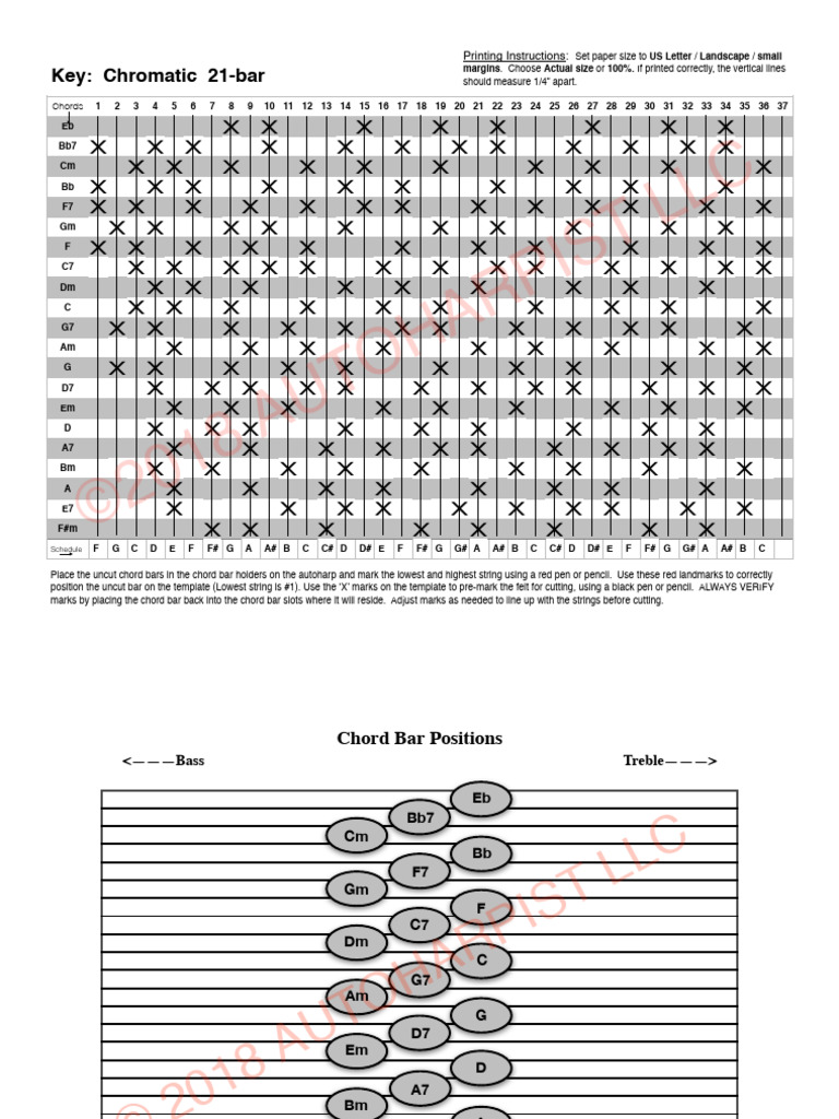 CHROMATIC 21 BAR NML 2pg | PDF | Elements Of Music | Music Theory