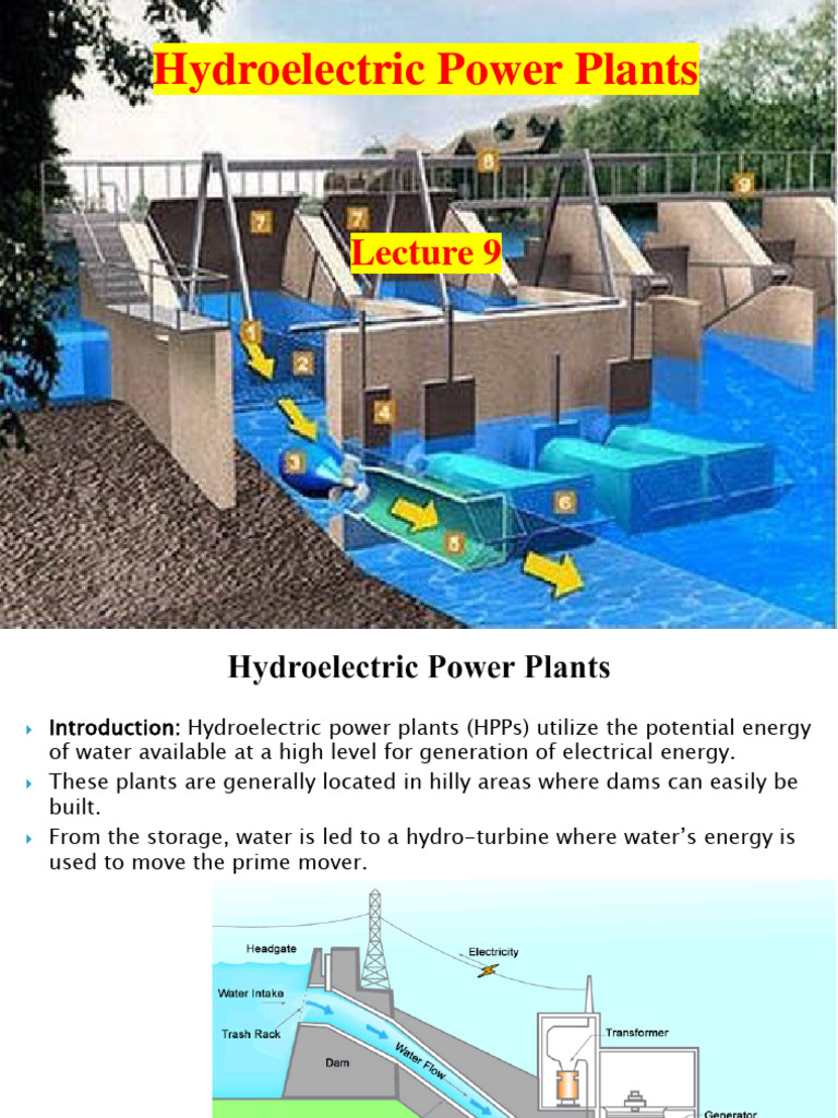 Lec - 9 PP - Hydroelectric - Power - Plants | PDF | Hydroelectricity ...