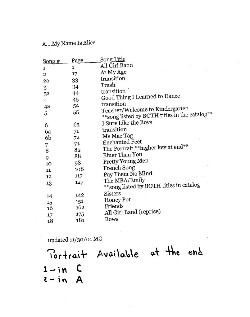 A My Name Is Alice | PDF