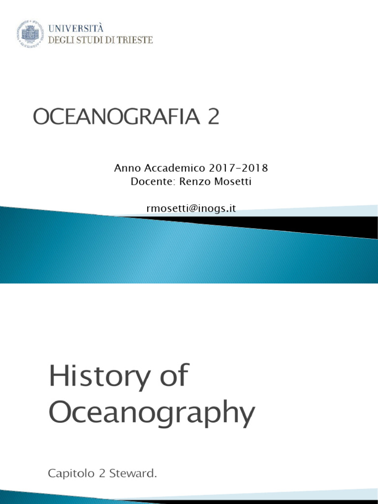 Oceanografia 2 | PDF | Accuracy And Precision | Sea