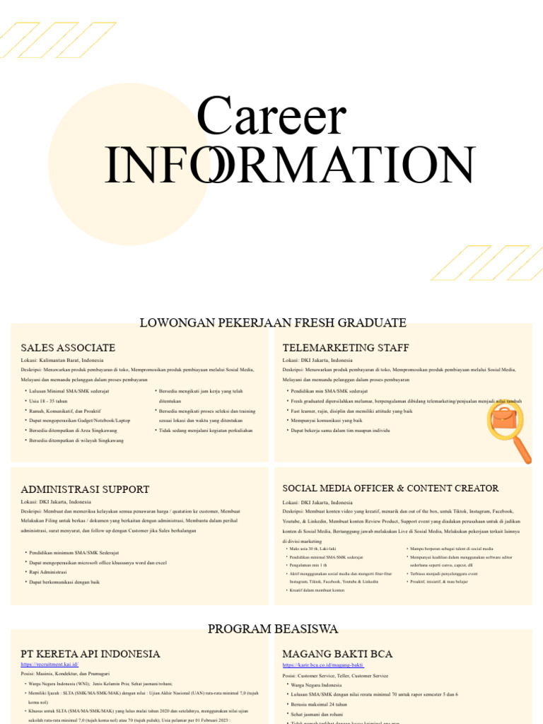 Career Kalimantan Barat | PDF