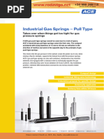 GS-28 Industrial Push Type Gas Springs | PDF | Piston | Manufactured Goods