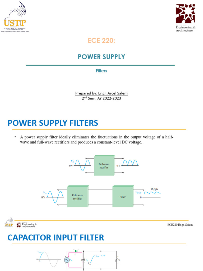 4 Power Supply Filters | PDF