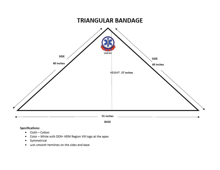 Parts of a Triangular Bandage | PDF