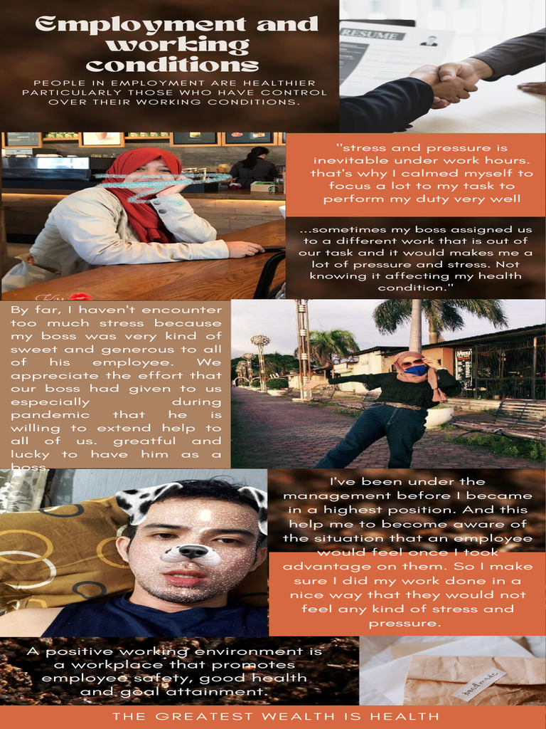 Employment and Working Conditions | PDF | Self-Improvement