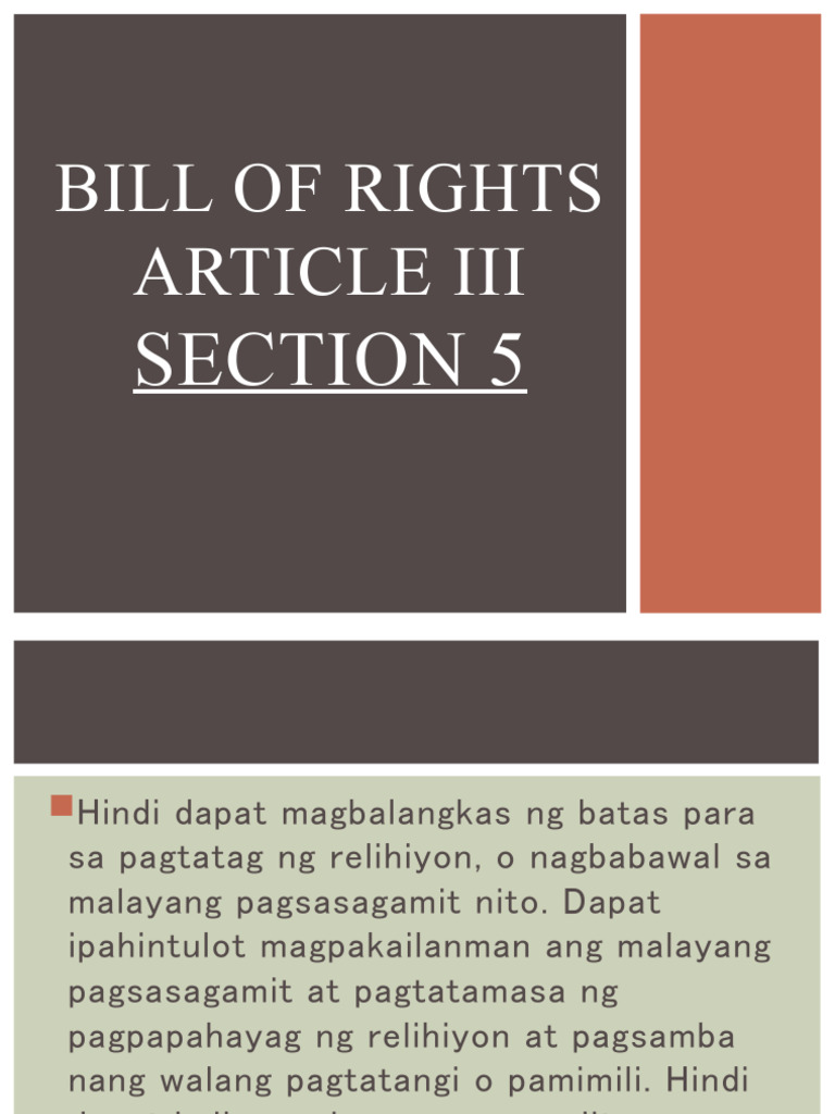 Article III Section 5 | PDF