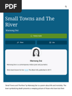 Small Towns and Rivers - Poem Appreciation | PDF