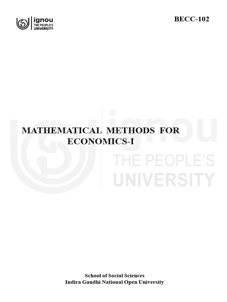 Becc-102 e | PDF | Set (Mathematics) | Function (Mathematics)