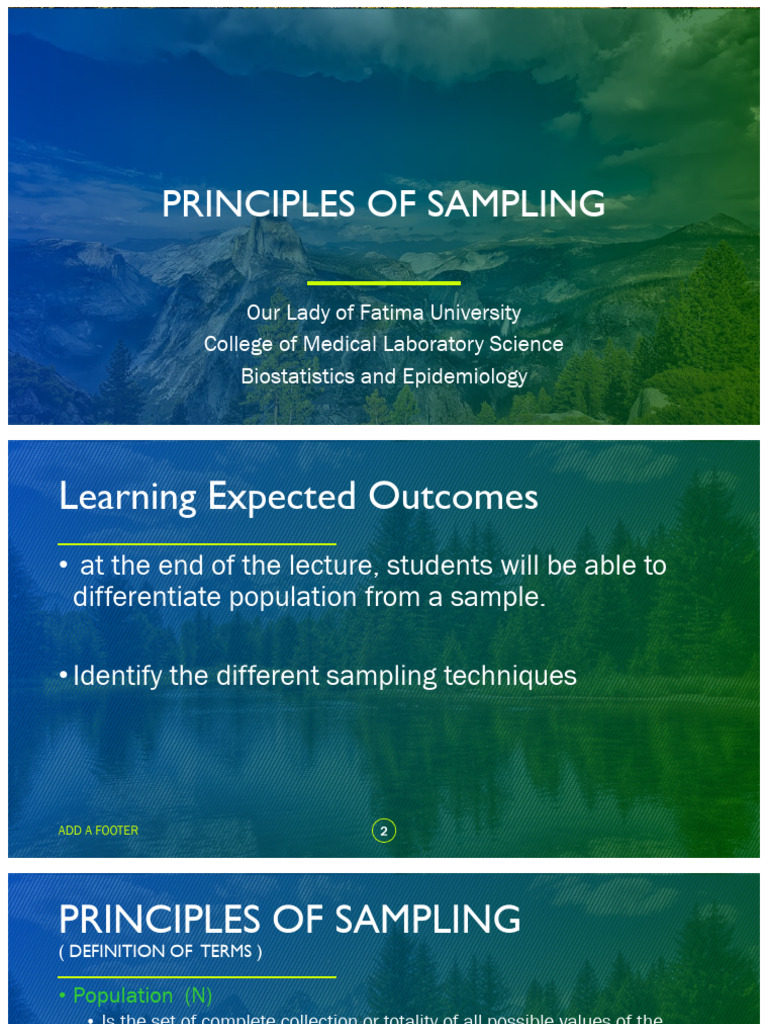 Principles Of Sampling Download Free Pdf Sampling Statistics Statistical Theory