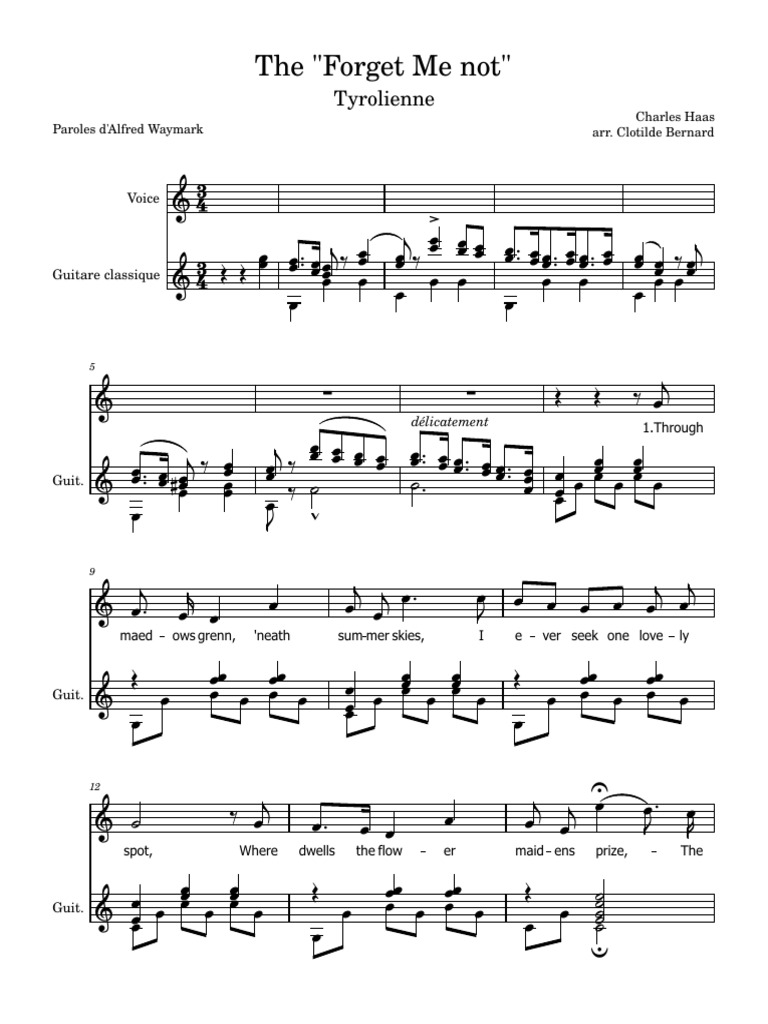 Haas Forget Me Not | PDF