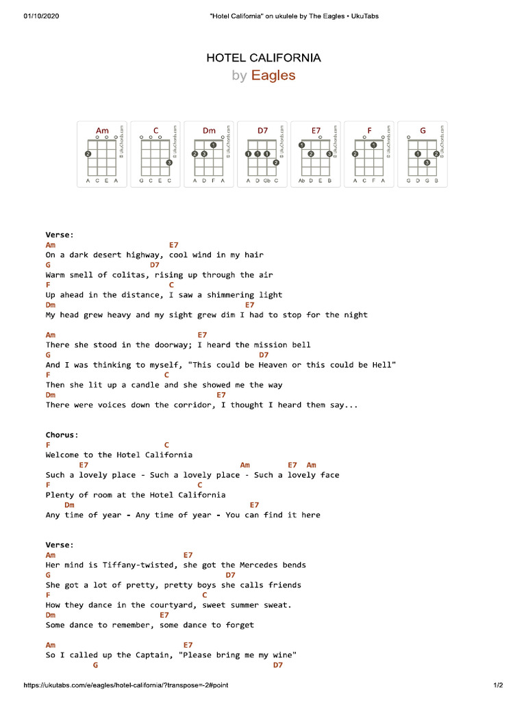 Hotel California | PDF