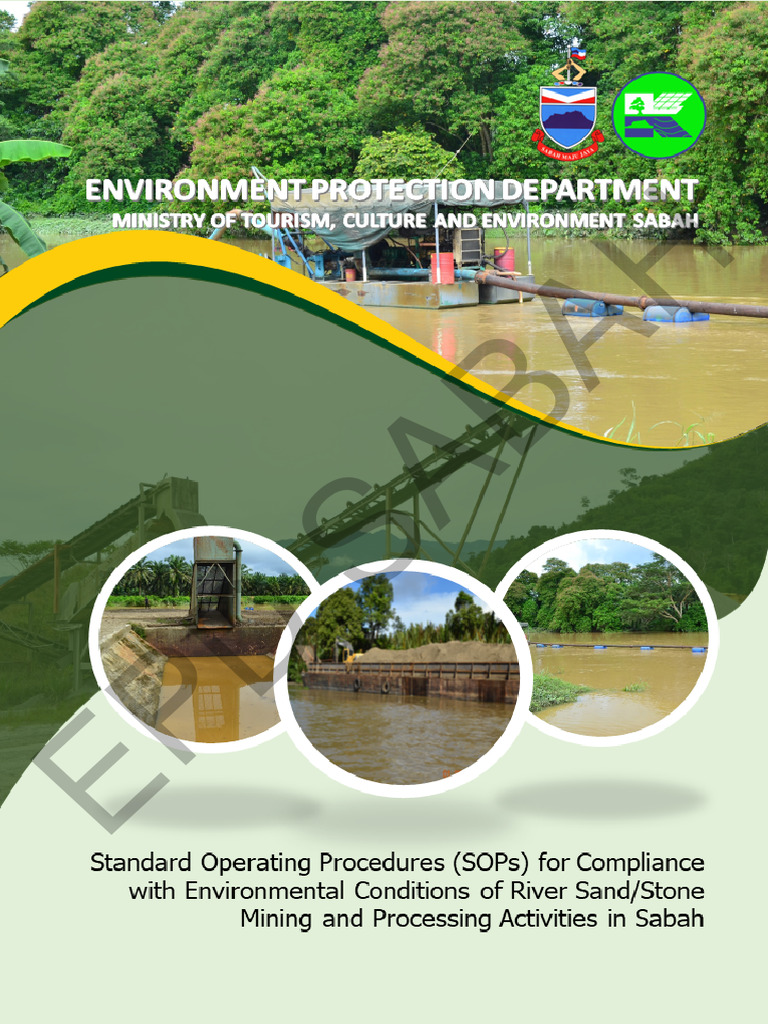 SOPs River Sand and Stone Mining Activities | PDF | Environmental ...