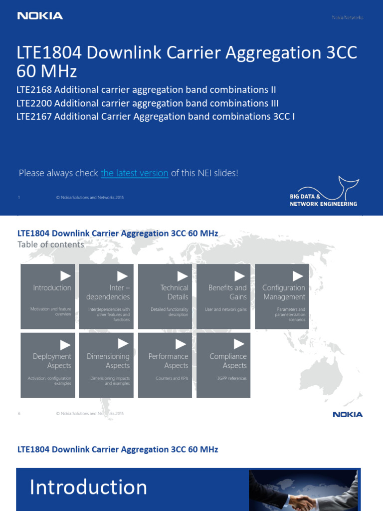 Downlink Carrier Aggregation 3CC | PDF | Lte (Telecommunication) | Service Industries