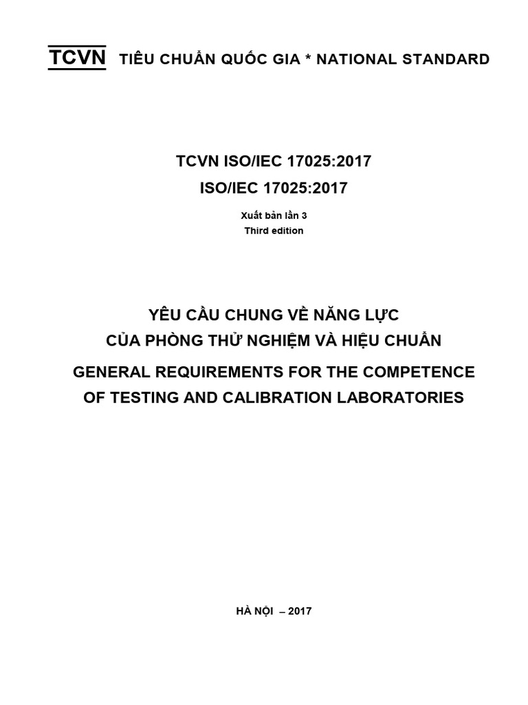 TCVN 17025-2017 | PDF