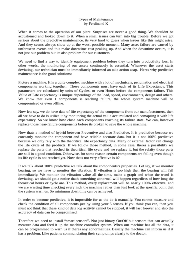 Maintenance Script | PDF