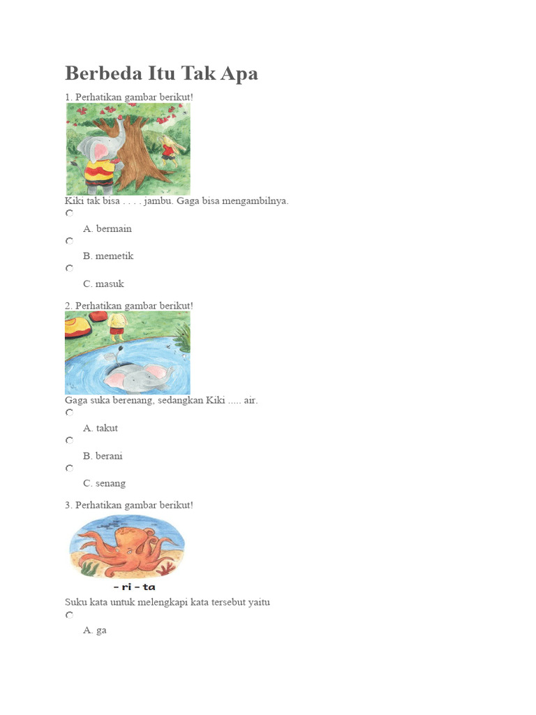 Berbeda Itu Tak Apa | PDF