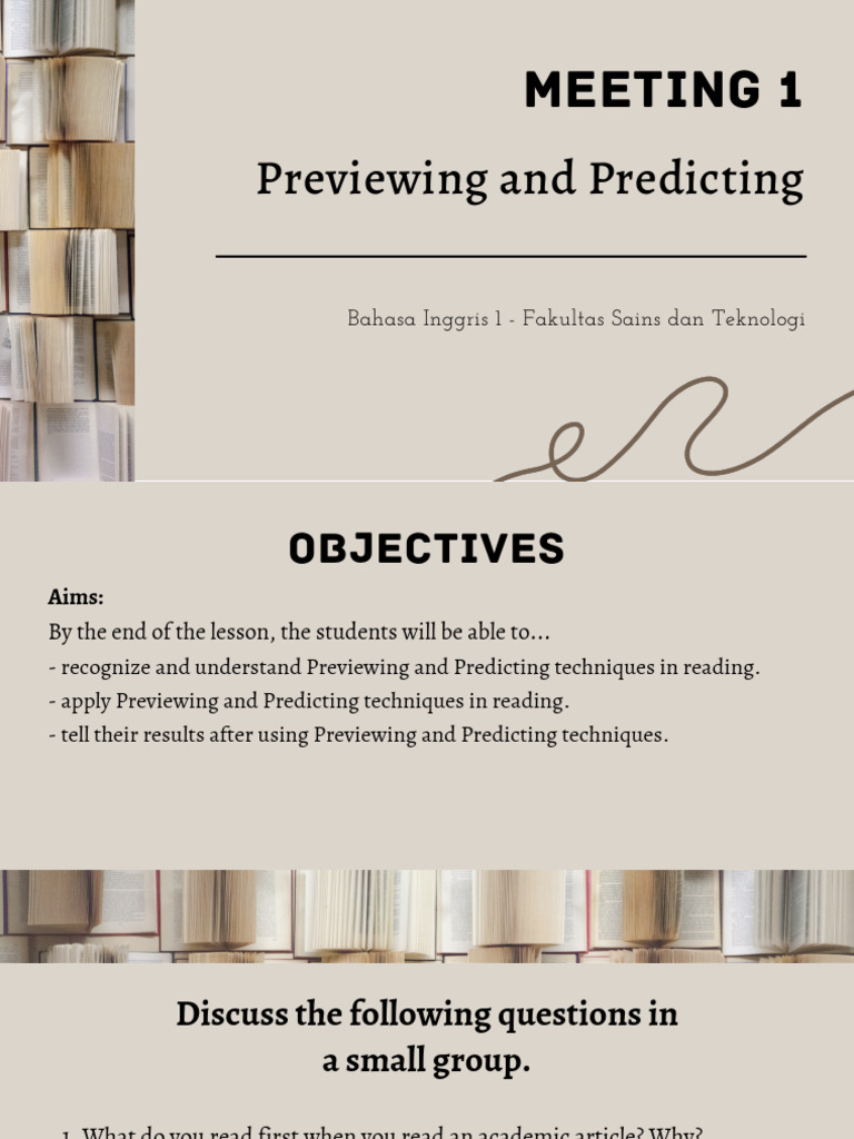 BI 1 - M1 - Previewing and Predicting | PDF | Sunglasses