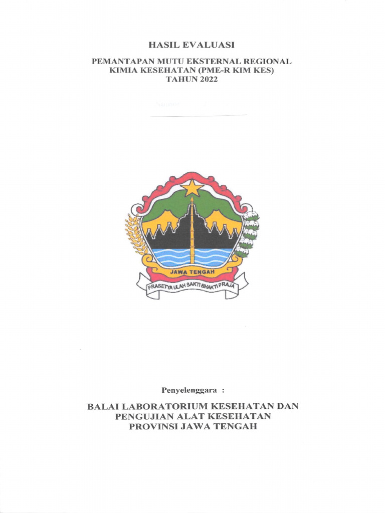 Laporan - PME - Lab Kes | PDF