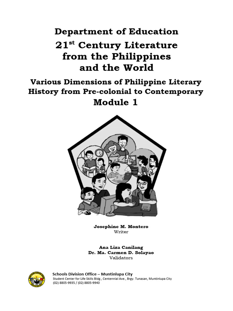 LESSON 1 MODULE ENGLISH 21st Century Lit | PDF | Narrative | Poetry