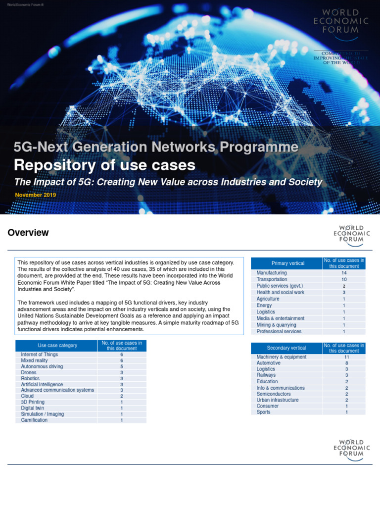WEF The Impact of 5G | PDF | Augmented Reality | Computer Network