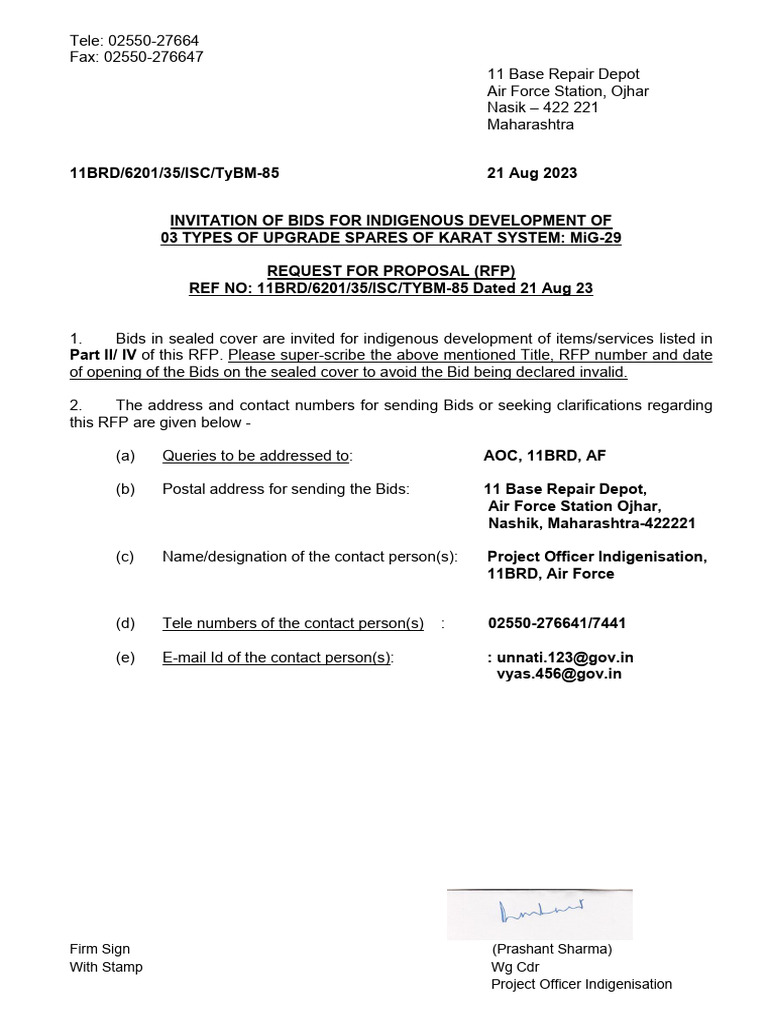 Mig PCB Testing | PDF | Request For Proposal | Value Added Tax