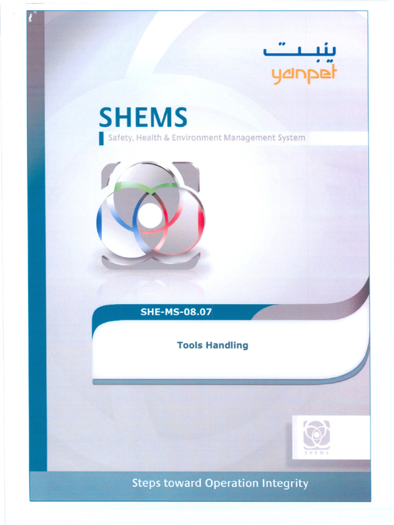 Tools Handling Safety Procedures | PDF