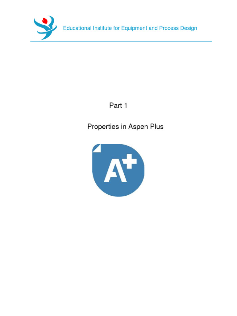 Part 1 - Properties in Aspen Plus | PDF | Polymers | Solubility