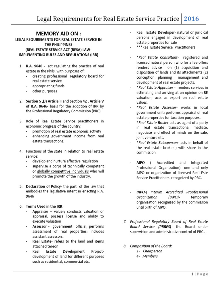 Marven Legal Requirements. | PDF | Real Estate Appraisal | Licensure