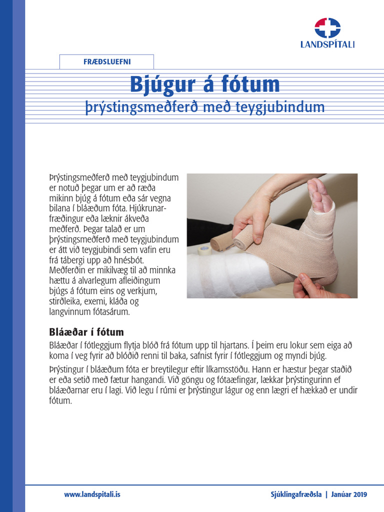Bjugur A Fotum-Thrystingsmedferd Med Teygjubindum 2023 | PDF