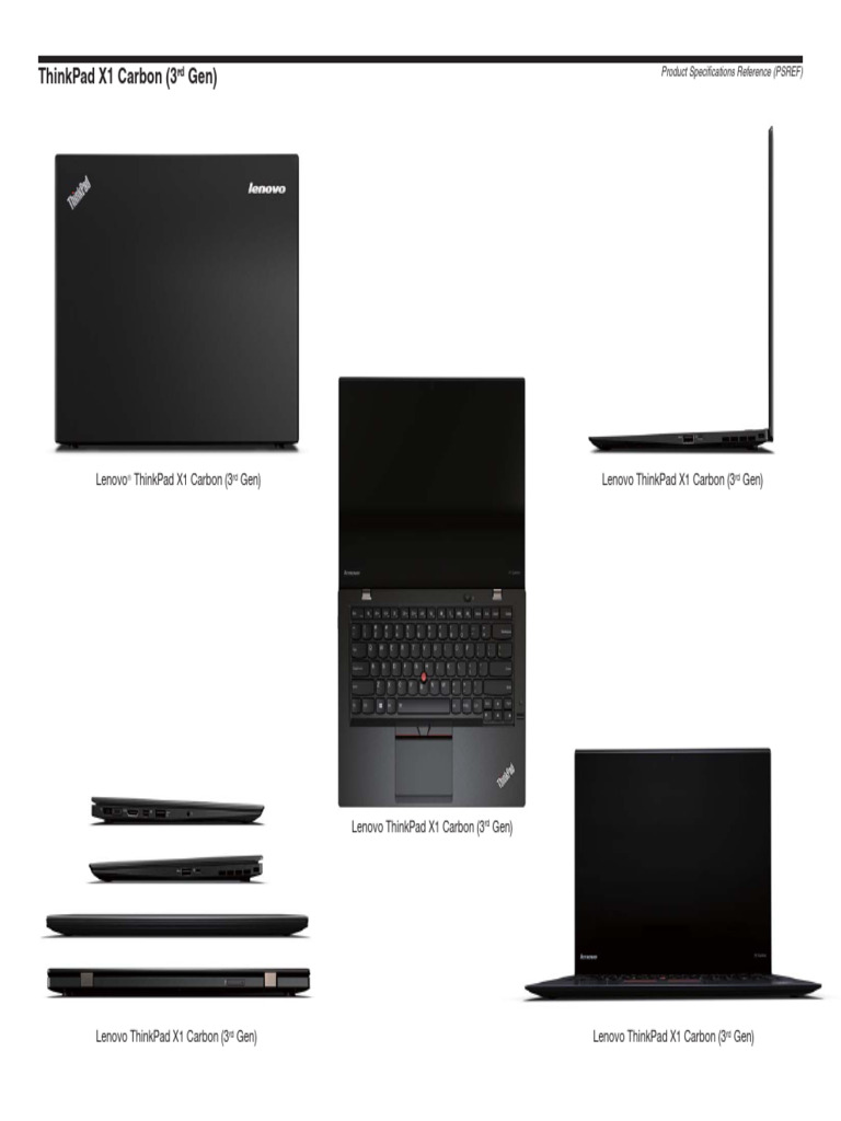 ThinkPad X1 Carbon 3rd Gen | PDF | Computing | Computer Engineering