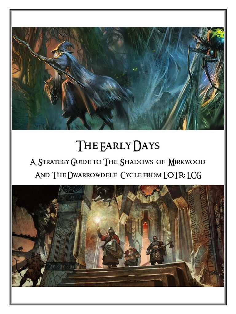 Vision of The Palantir Guide Volume 1 - The Early Days | PDF | Middle ...