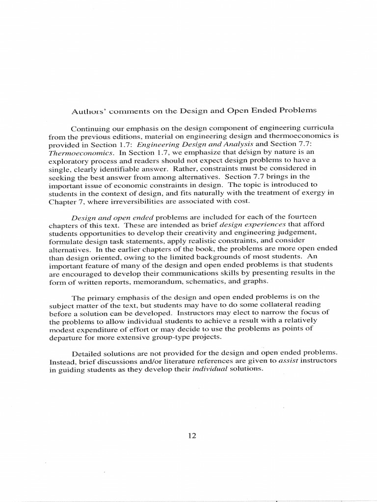 Desing and Open Ended Problem | PDF