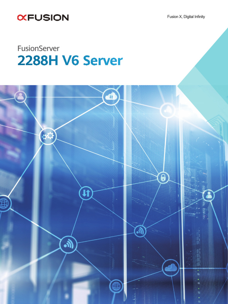 FusionServer 2288H V6 Rack Server Datasheet | PDF | Solid State Drive | Graphics Processing Unit
