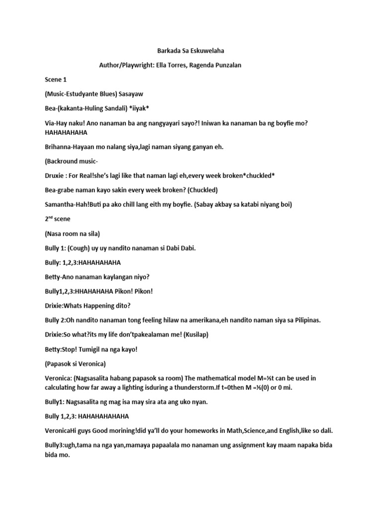 Script Theater | PDF