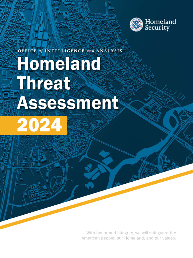 Homeland Threat Assessment 2024 | PDF | Cyberwarfare | Security