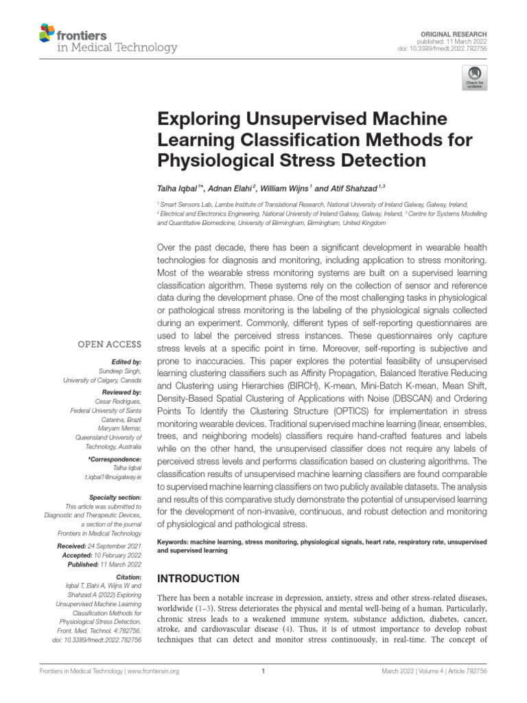 1.exploring Unsupervised Machine Learning | PDF | Statistical Classification | Cluster Analysis