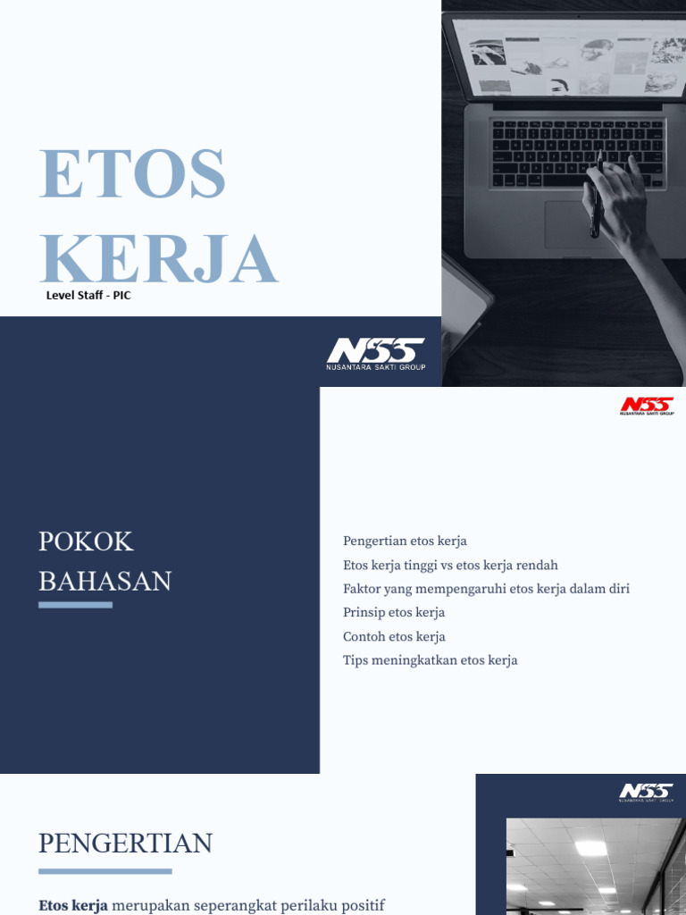 Etos Kerja - Staff PIC | PDF