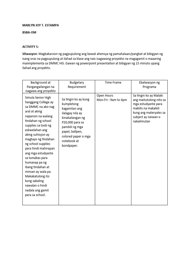 Activity 5-KOMFIL 1 - ESTAMPA | PDF