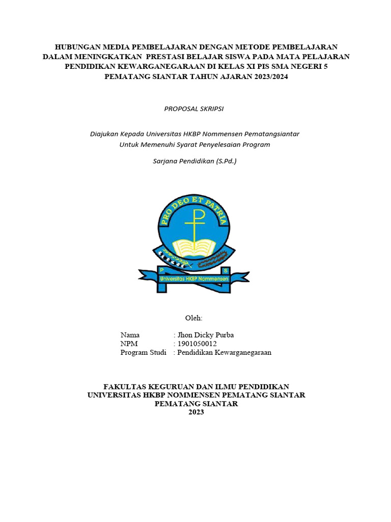 Media dan Metode Pembelajaran PKN | PDF