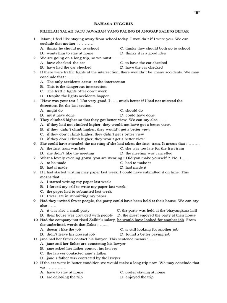 Bahasa Inggris 2 | PDF